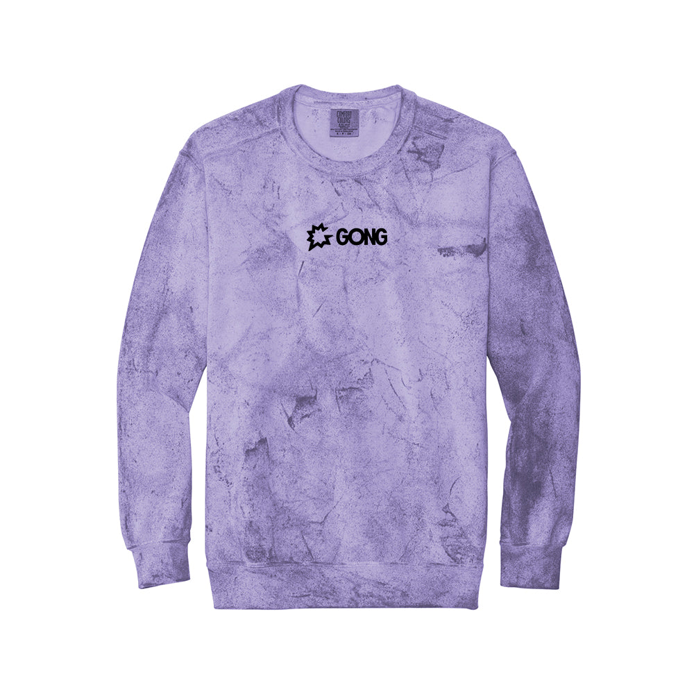 Unisex "Gong" Color Blast Crewneck – The Gong Merch Store